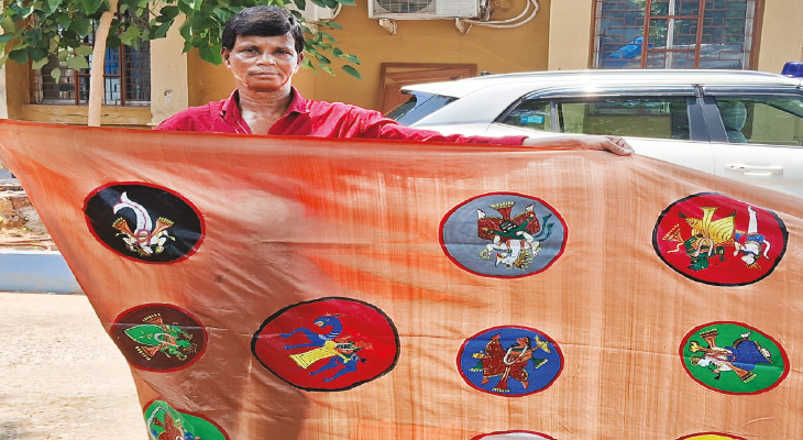 This time, the traditional ten-figure card from the time of the Malla ...