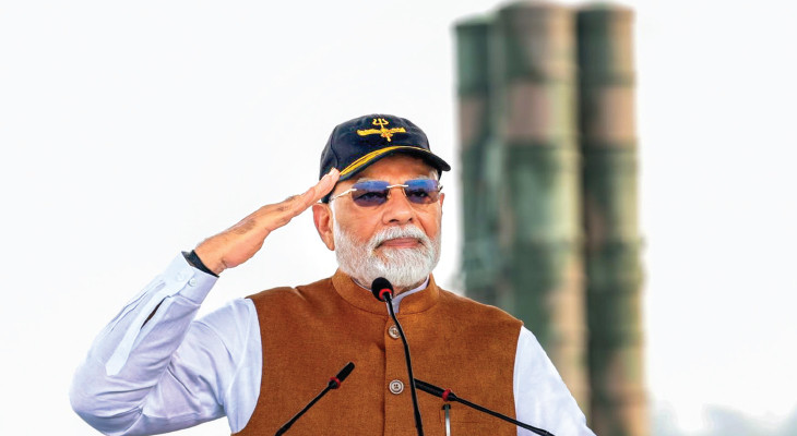 The army should bow to Modi! The army should bow to Modi!