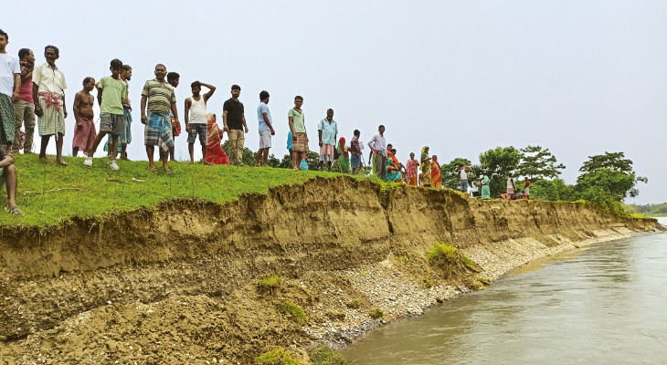erosion of the Sankosh River