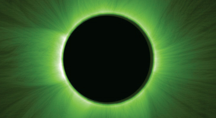 First artificial solar eclipse in space