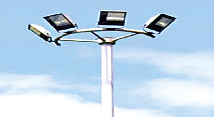 High mast's electricity bill not paid, department disconnects connection