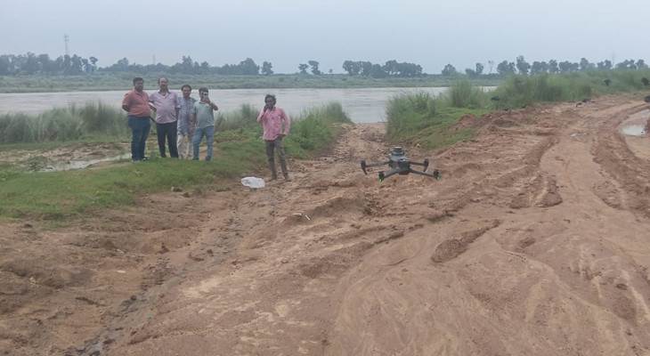 administration has launched an investigation at the sand ghat of the ...