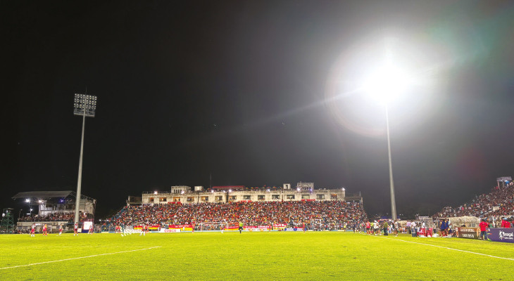 Power outage during CFL Kolkata Derby in kalyani stadium