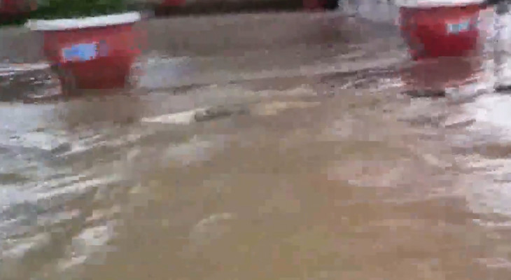 Delhi's Outer Ring Road area flooded due to heavy rains