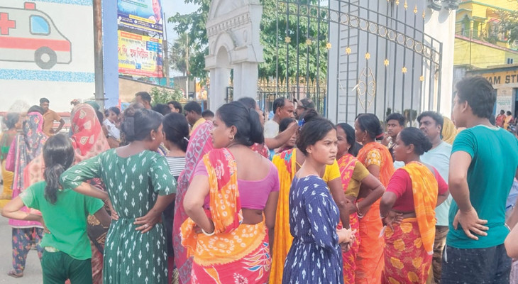 Angry mob vandalizes Amta Rural Hospital after 10-day-old newborn baby ...