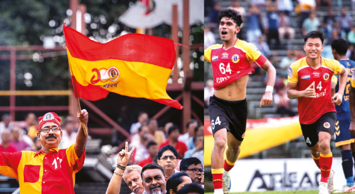 PV Vishnu scores an incredible free-kick goal in a league match, East ...