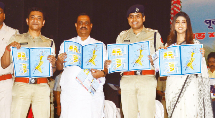 Puja guide map released, 2,000 police for security