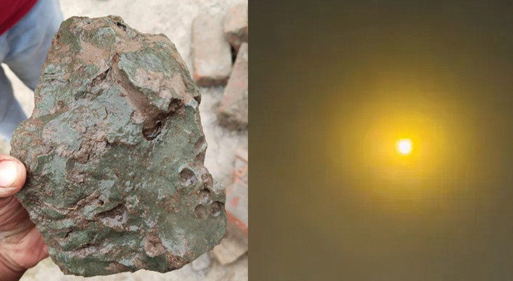What is the mystery of the 'fireball' in the night sky in North Bengal?