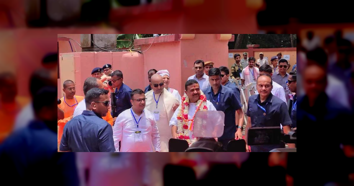 Chief Minister Subhendu Adhikari visits Mayapur ISKCON - Bartaman Patrika