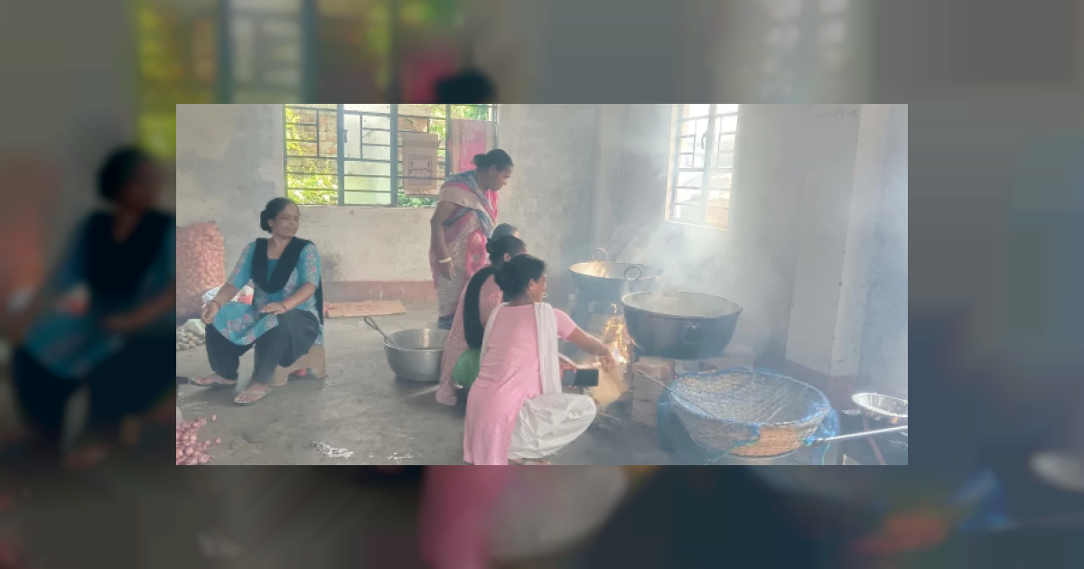 No gas cylinders, cooking has been going on in a wood stove for two ...