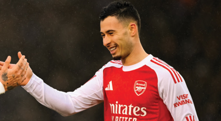 Martinelli's hat-trick leads Arsenal to a big win
