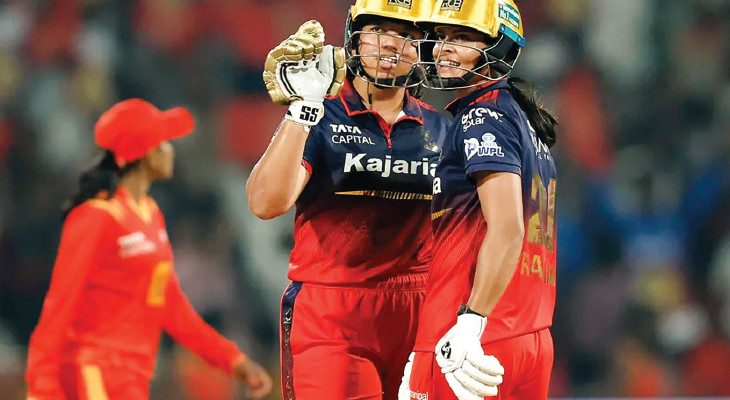 Radha-Richer storm with the bat, RCB wins