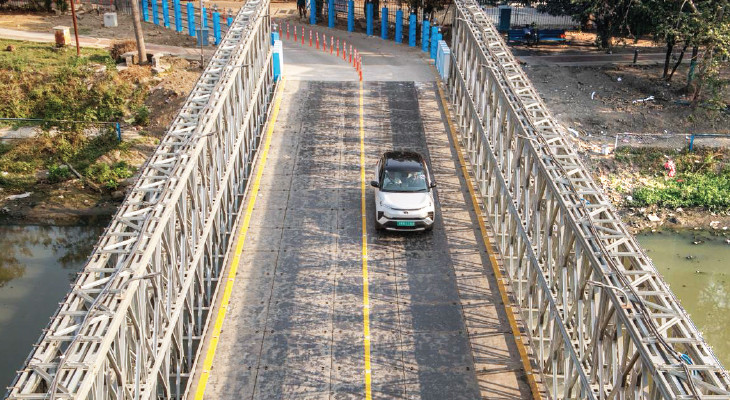 New Bailey Bridge opens in Golaghat, now directly from Salt Lake to VIP ...