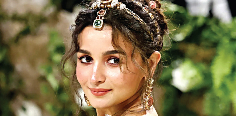Alia on the fashion runway